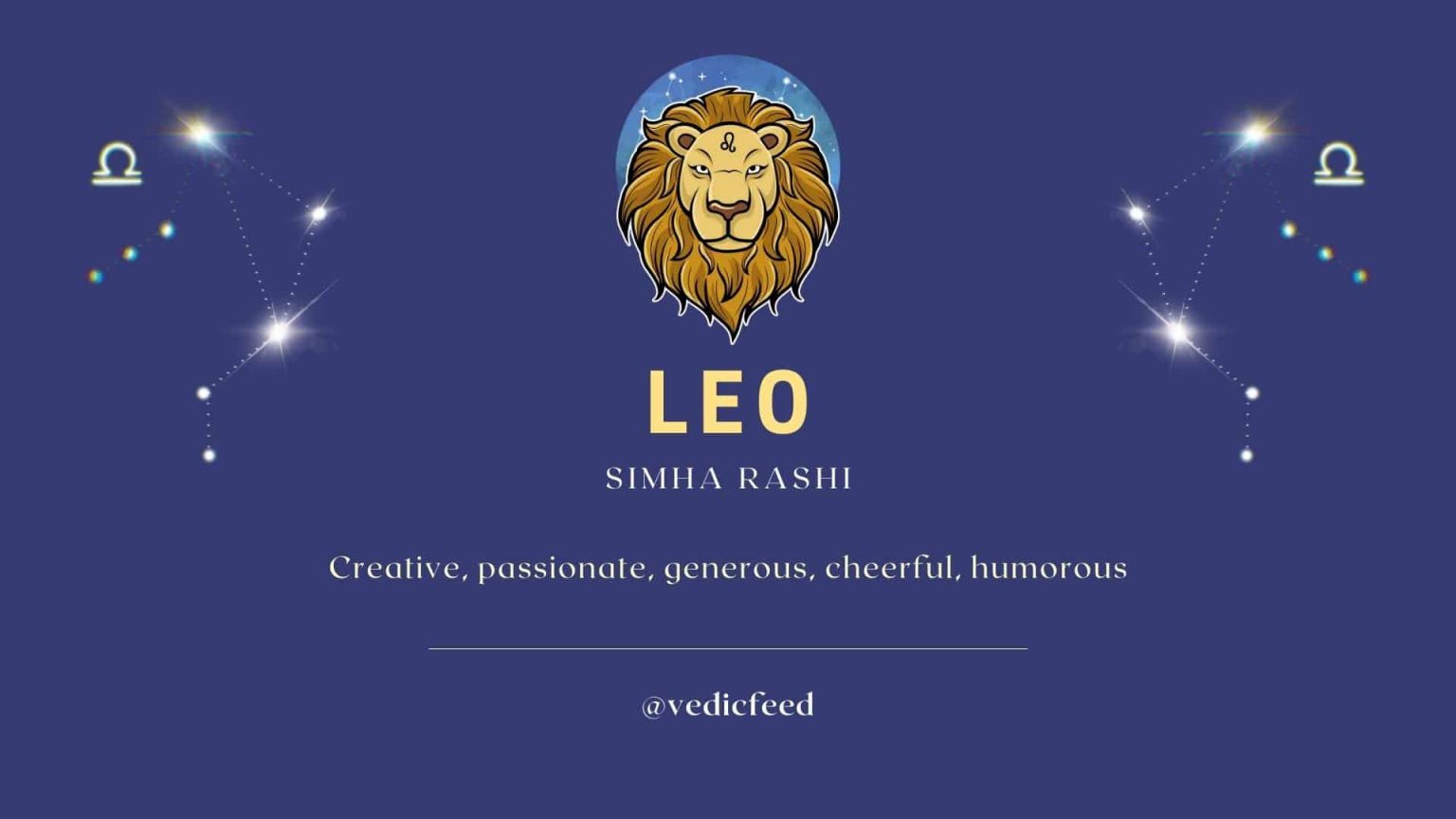 Leo Personality Traits - Characteristics of Simha Rashi
